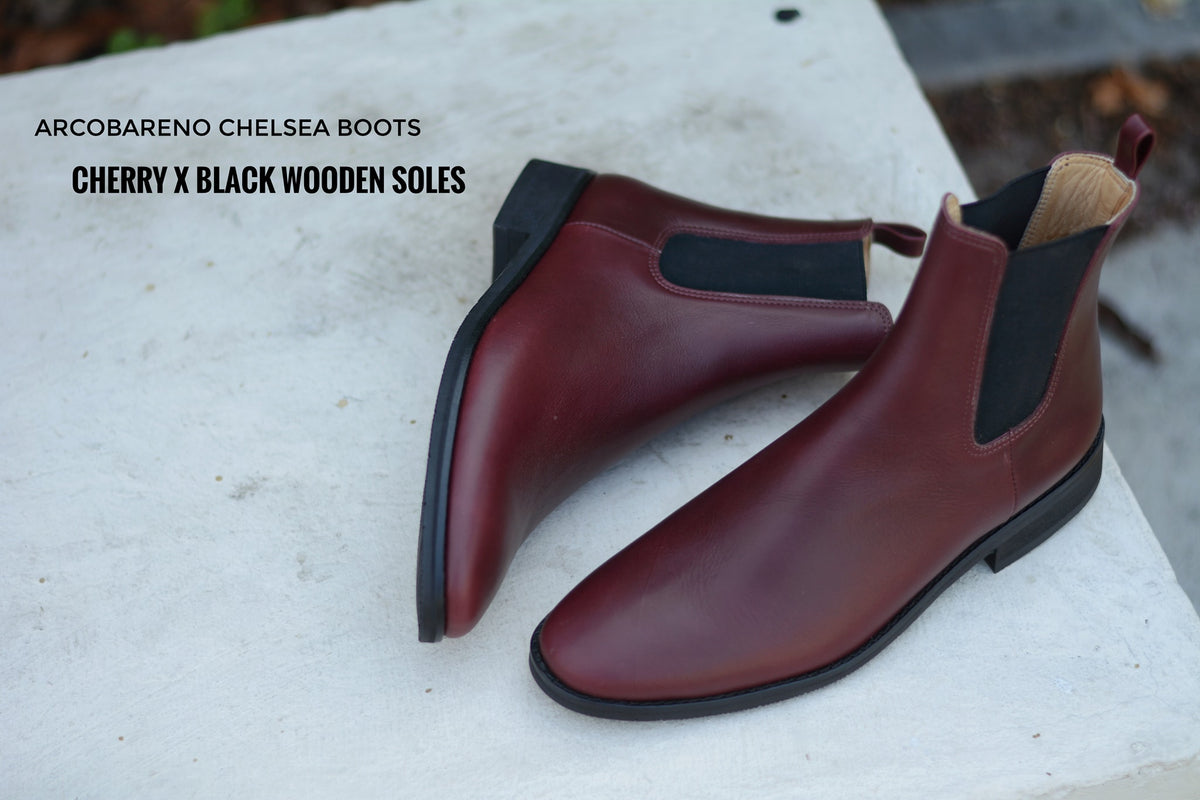 901 Chelsea Boots Cherry Black – Arcobareno